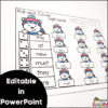 Sight Word Games Editable - Winter Literacy Centers - Kindergarten ...