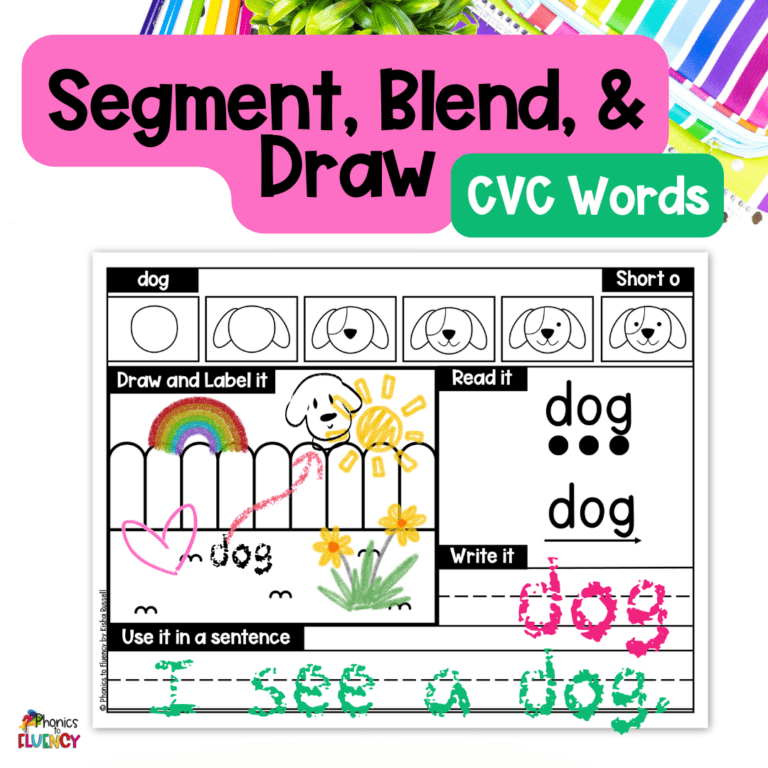 Directed Drawing and Writing - Blending and Segmenting CVC Words ...