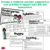 Kindergarten Readiness Packet - Summer Review for Kindergarten Round Up