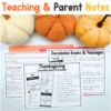 Thanksgiving Decodable Readers Kindergarten Thanksgiving CVC Decodable ...