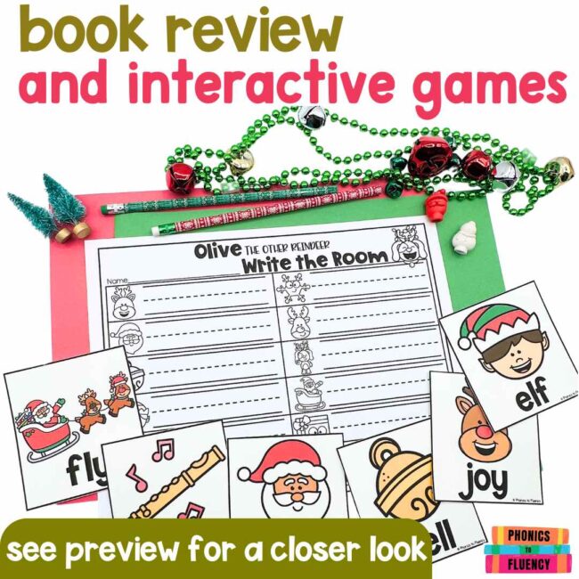 Best Christmas Read Alouds for Kindergarten Olive the Other Reindeer ...