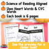 Thanksgiving Decodable Readers Kindergarten Thanksgiving CVC Decodable ...