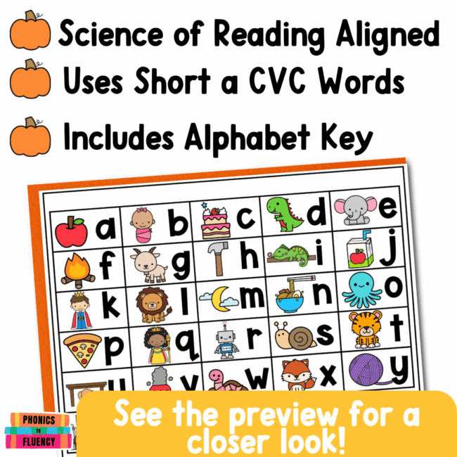 Thanksgiving CVC CVC Games CVC Picture Cards Kindergarten Thanksgiving ...